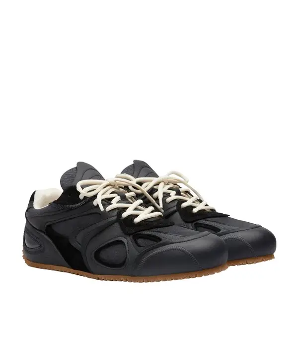 Axel Arigato Panelled Lace-up Low-top Sneakers - Black
