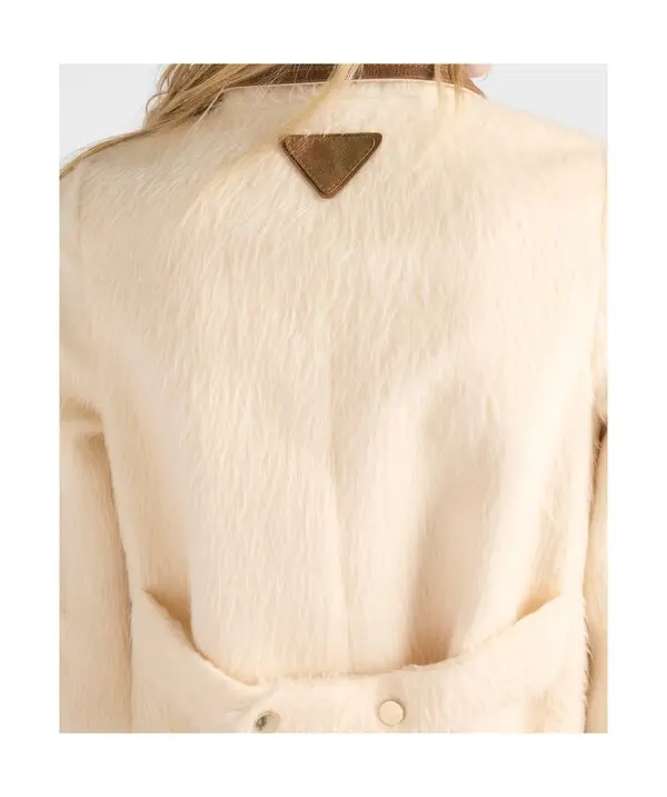 Prada Double-breasted Aspen Jacket - Ivory