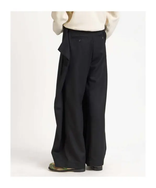 J.W.ANDERSON Fold Over Trousers - Black