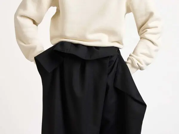 J.W.ANDERSON Fold Over Trousers - Black