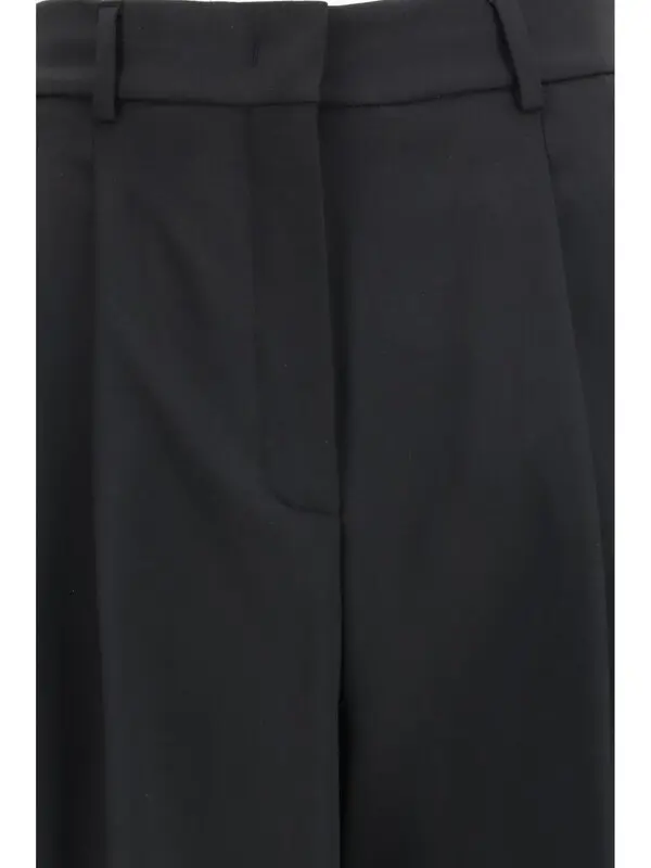Max Mara High-waisted Pleated Wide-leg Trousers