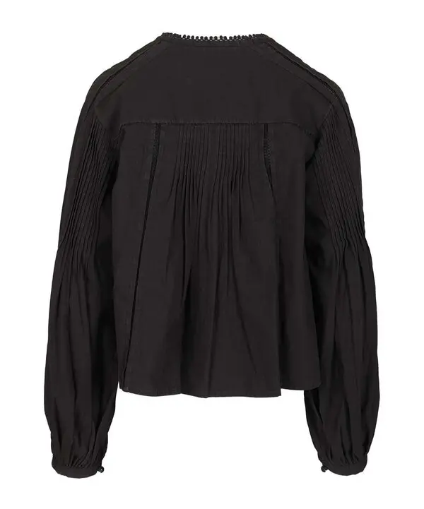 Isabel Marant Étoile Cubraly Ruffled Shirt - Black