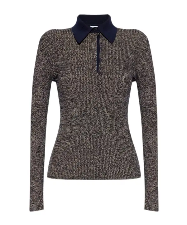 FERRAGAMO Long Sleeve Polo Shirt