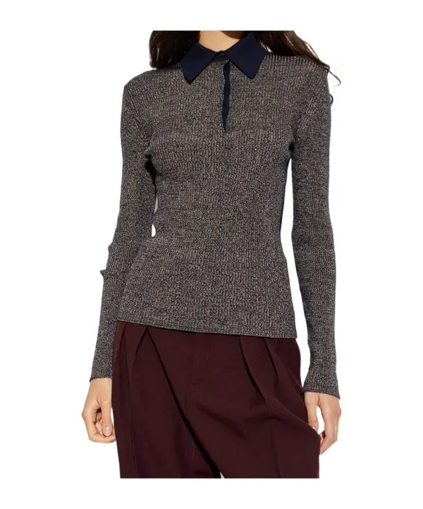 FERRAGAMO Long Sleeve Polo Shirt