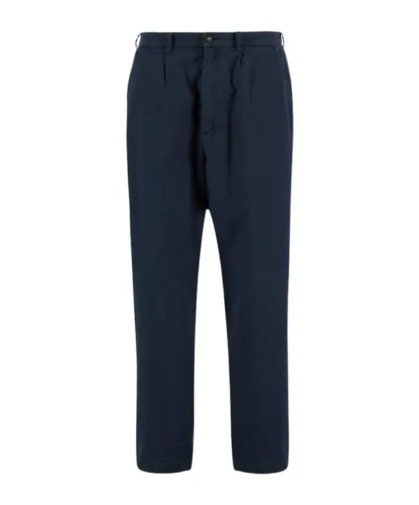 Barbour Cotton Linen Relaxed Trousers