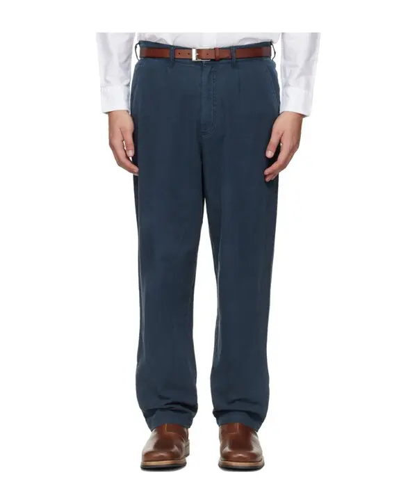 Barbour Cotton Linen Relaxed Trousers