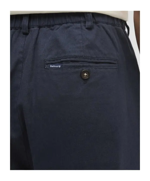 Barbour Cotton Linen Relaxed Trousers