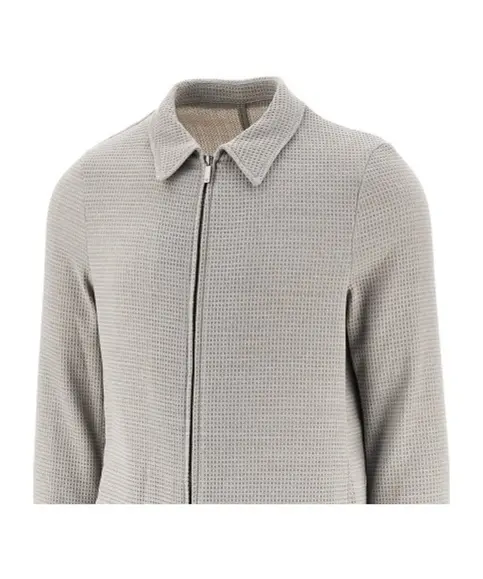Emporio Armani Long-sleeved Zip-up Jacket