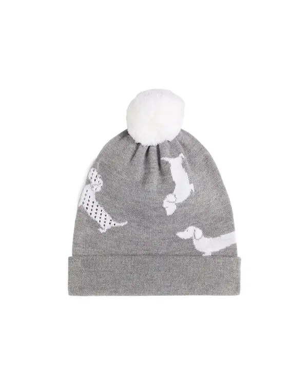Thom Browne Hector Beanie - Gray