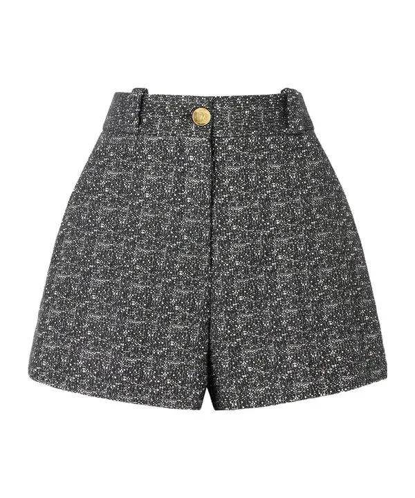 BLAZÉ MILANO High-waisted Tweed Shorts