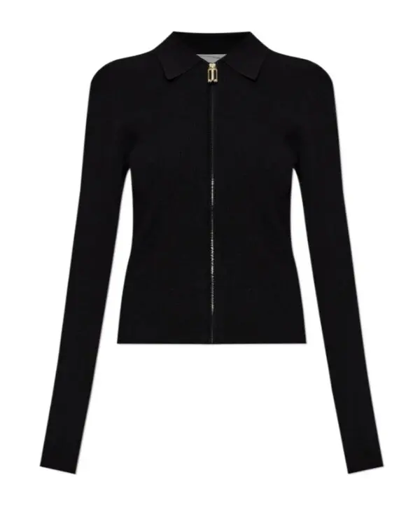 Victoria Beckham Zip Cardigan - Black
