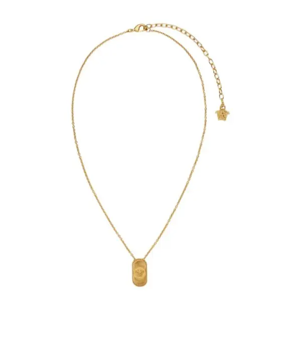 Versace Medusa Biggie Necklace - Light Gold