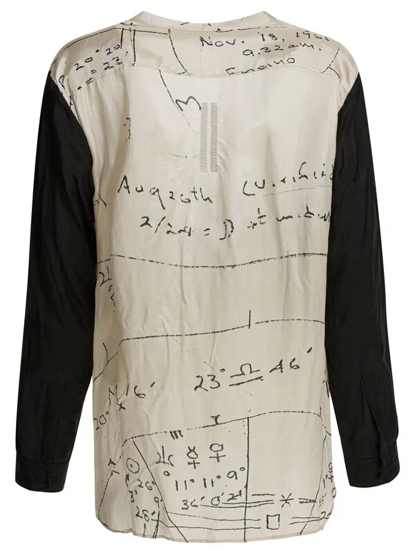 Rick Owens Larry Fogpocket Long-sleeved Shirt