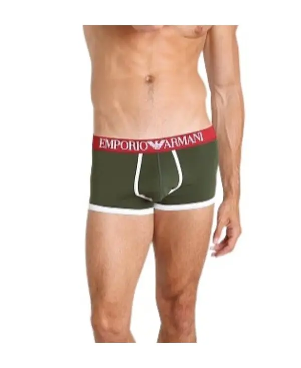 Emporio Armani Logo Detail Panties - Nude