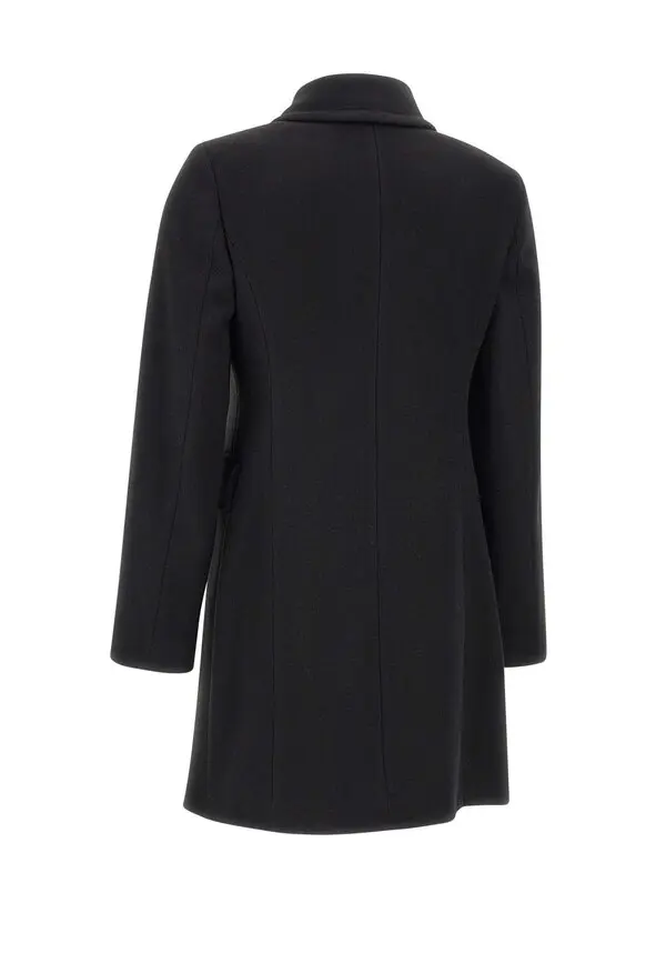 KAOS Classic Buttoned Coat - Black