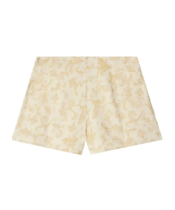 Posse Isla Printed Shorts - Light Yellow