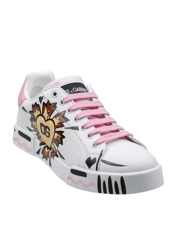 Dolce & Gabbana Lace-up Sneakers With Perforated Details