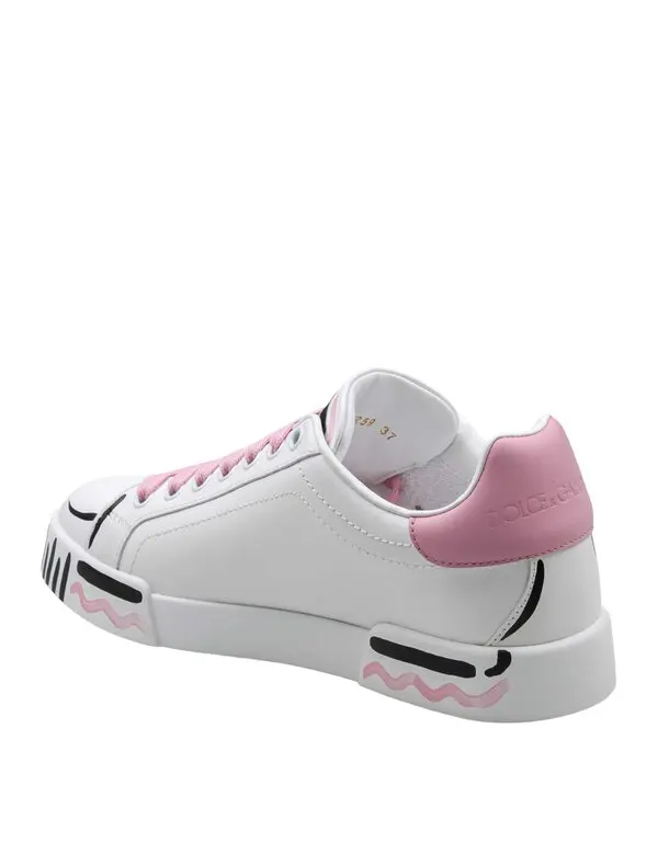 Dolce & Gabbana Lace-up Sneakers With Perforated Details