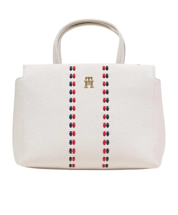 Tommy Hilfiger Double-handled Shoulder Bag - White