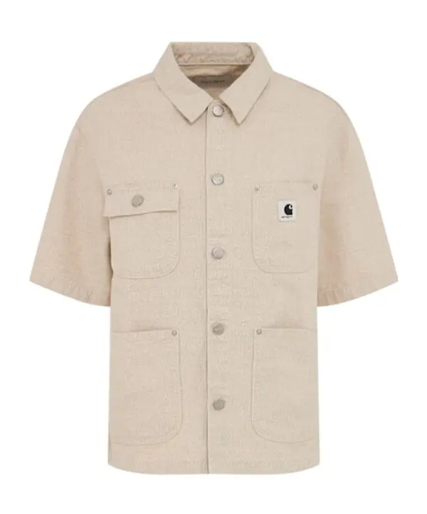 Carhartt Work In Progress Michigan Short-sleeved Shirt With Pockets