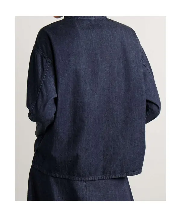 NILI LOTAN Harper Denim Top