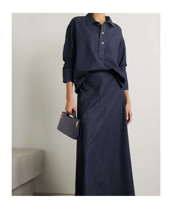 NILI LOTAN Harper Denim Top