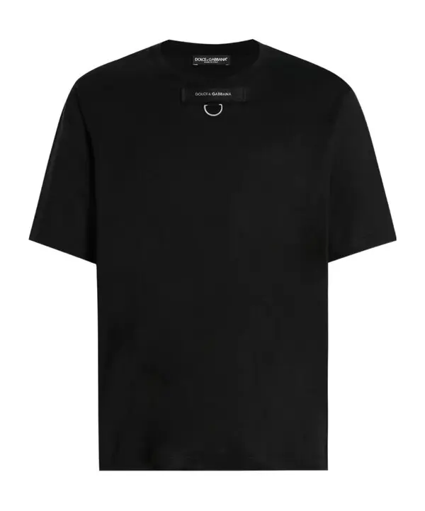 Dolce & Gabbana Dolce Gabbana Logo Patch Crewneck T-shirt