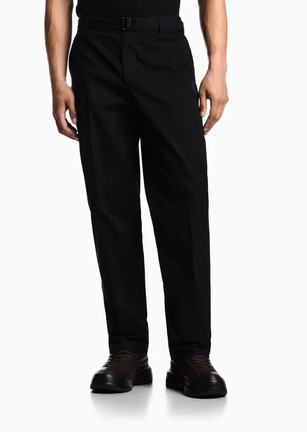 Emporio Armani Straight-leg Tailored Trousers