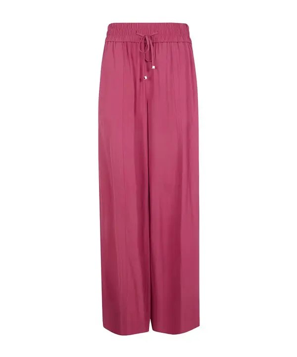 JOSEPH Drawstring Wide-leg Trousers