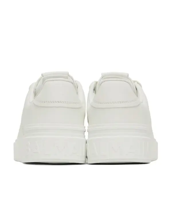 Balmain B Court Monogram Sneakers - White