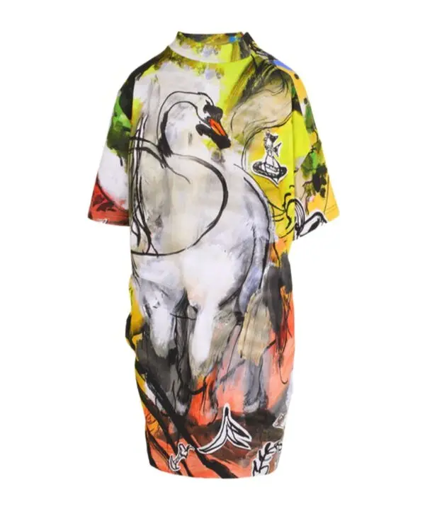 VIVIENNE WESTWOOD Drunken T-shirt Dress - Multicolor