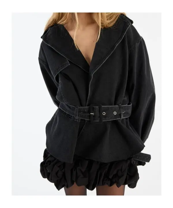ROTATE BY BIRGER CHRISTENSEN Ruffled Mini Skirt