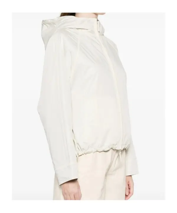 YVES SALOMON Reversible Hooded Jacket - Off-white