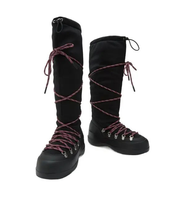 Moon Boot Luna Lace-up Boots - Black