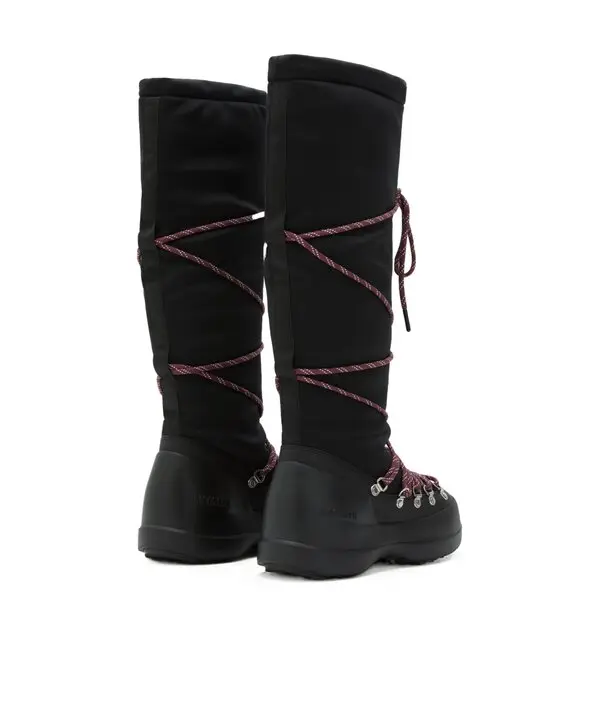 Moon Boot Luna Lace-up Boots - Black