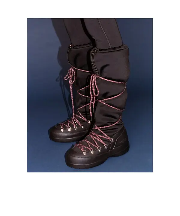 Moon Boot Luna Lace-up Boots - Black