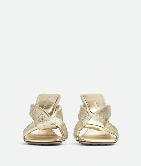 Bottega Veneta Riva Mules In Laminated Lambskin