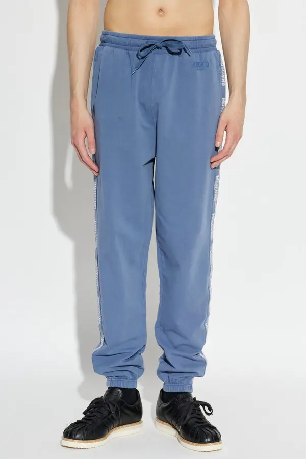 Moschino Tape Track Pants - Blue