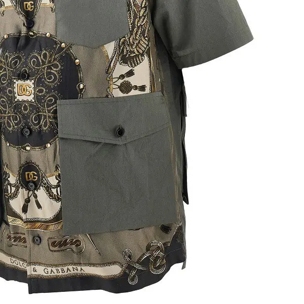Dolce & Gabbana Dolce Gabbana Printed Multi-pocket Shirt