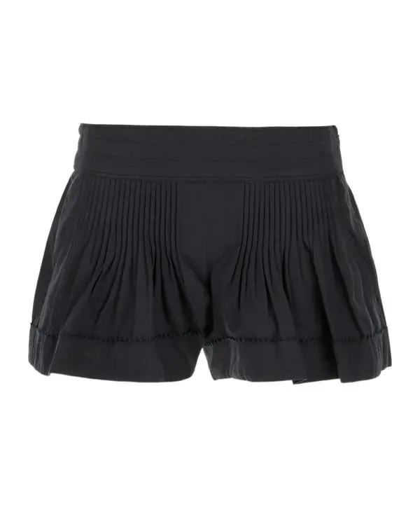 Isabel Marant Étoile Cybila Pleated Shorts - Black