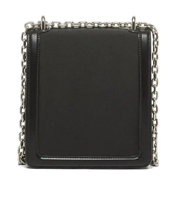Prada Flap Lock Detail Shoulder Bag