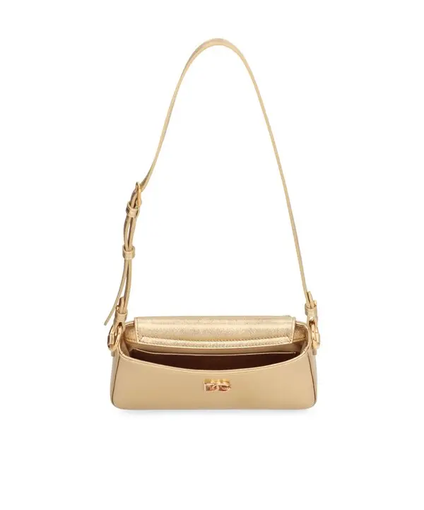 Dolce & Gabbana Dolce Gabbana Logo Plaque Phone Bag - Nude