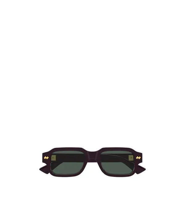 Bottega Veneta Rectangle Frame Sunglasses - Black