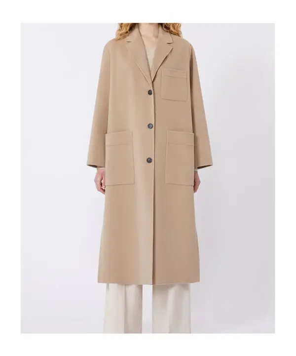 Max Mara Galosce Double-faced Coat - Camel