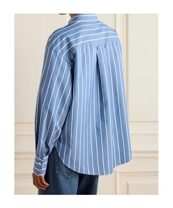 Brunello Cucinelli Long Sleeve Striped Shirt