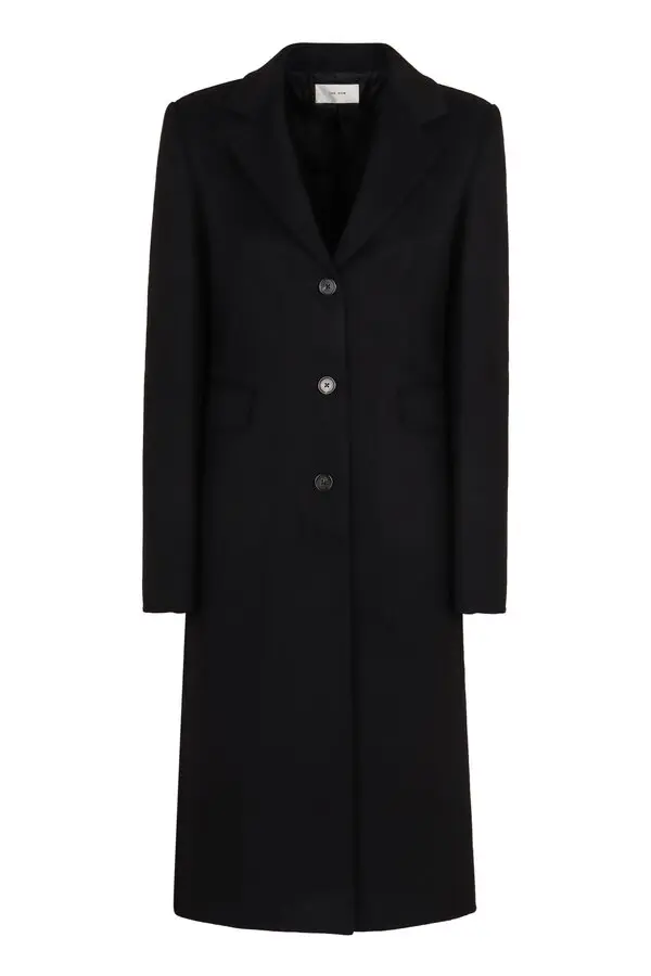 THE ROW Long Sleeved Single Breasted Coat
