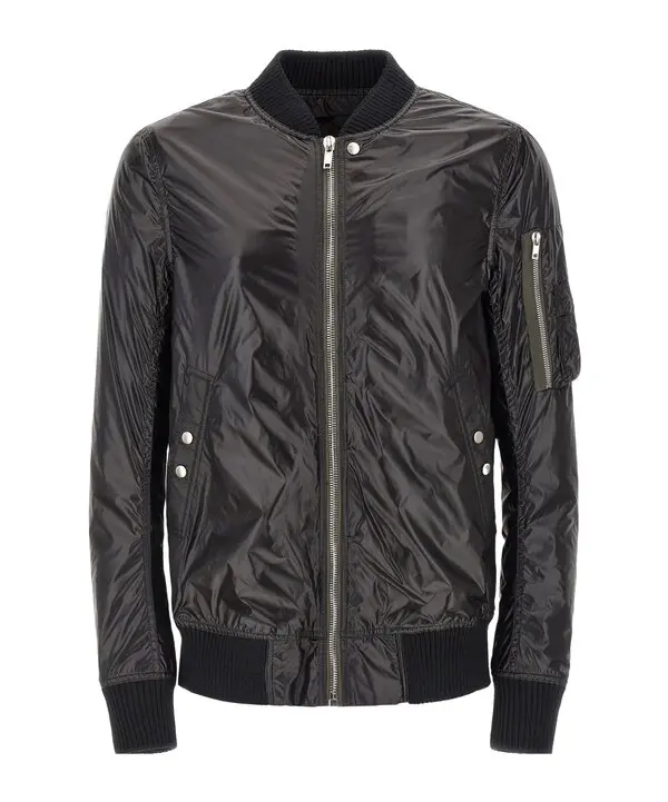 Rick Owens Classic Flight Bomber Jacket - Black