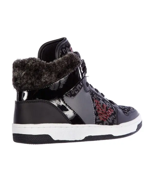 EA7 High Top Sneakers With Embossed Logo Detailing