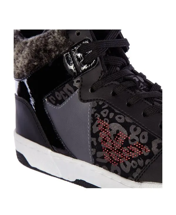 EA7 High Top Sneakers With Embossed Logo Detailing