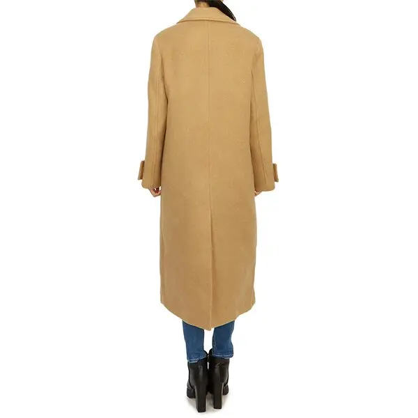 ALLSAINTS Long-sleeved Double-breasted Coat - Nude